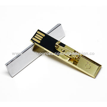 China Brooch Metal Portable USB Flash Drive Pin Buckle Mirror Pen Drive ...