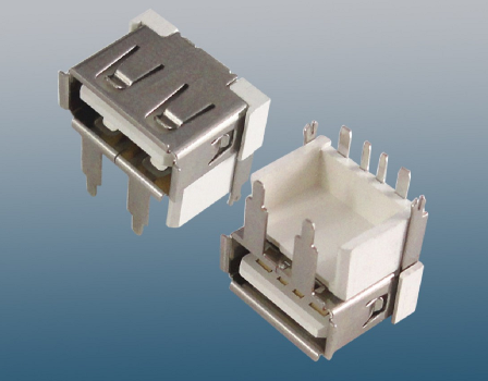 China USB connector High current female socket heightening 11.3 (HW ...