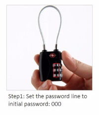 China High quality cheap JASIT TSA719 Zinc Alloy 3-Digit Password TSA ...