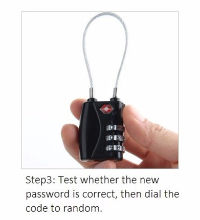 China High quality cheap JASIT TSA719 Zinc Alloy 3-Digit Password TSA ...