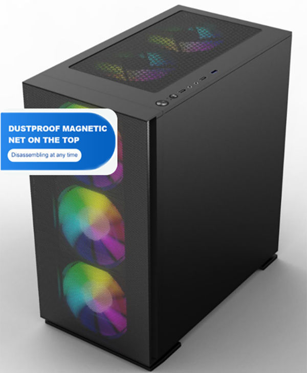 China Gaming Hardware Gabinete Casing Mid Tower Rgb Pc Gamer Oem ...
