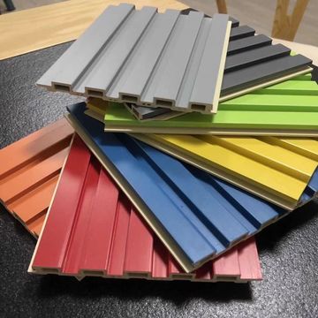 China Chocolate WPC wall panel Brown color wall panel interior wall ...