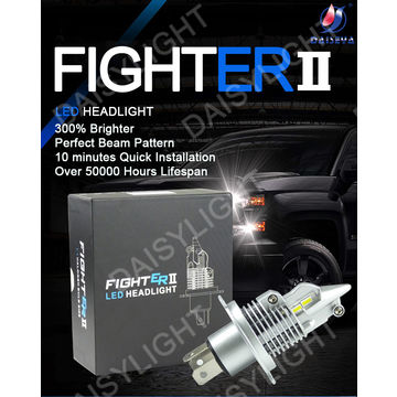 China High quality brightest led car headlights bulbs h4 with CE ROHS ...