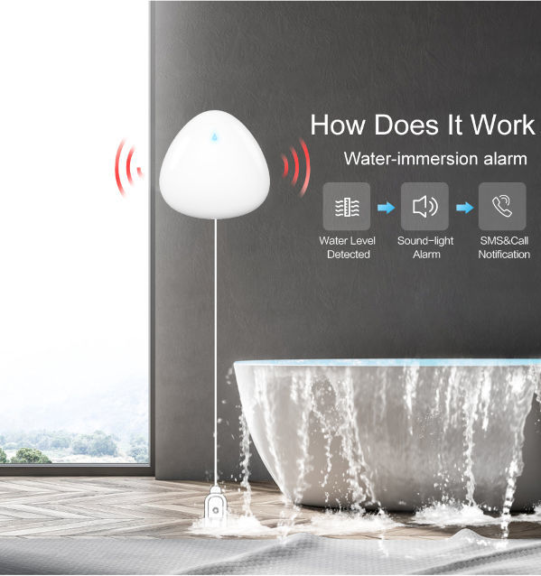 China 2021 Best Zigbee3.0 Smart Home Water Leak Sensor Alarm ...