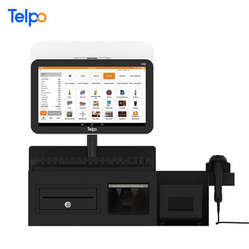 China C68 15'' Touch Screen Cash Register POS system with 58mm Printer ...