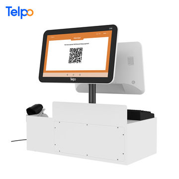 China C68 15'' Touch Screen Cash Register POS system with 58mm Printer ...