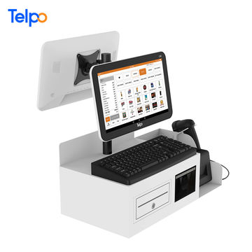 China C68 15'' Touch Screen Cash Register POS system with 58mm Printer ...