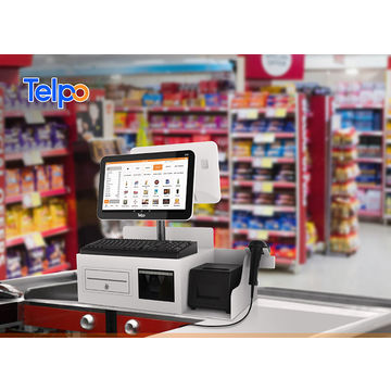 China C68 15'' Touch Screen Cash Register POS system with 58mm Printer ...