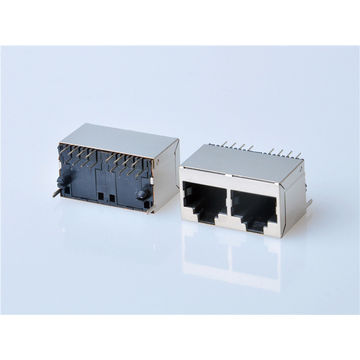 China 6P RJ11 Shielded Modular Jack Through Port on Global Sources,RJ11 ...