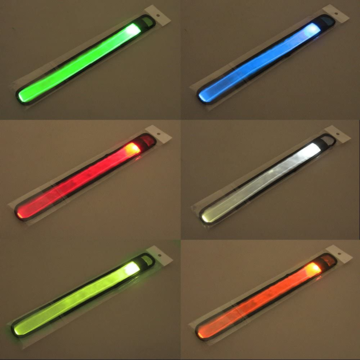 China LED Slap Bracelet Ultra Bright Glow Armband Light Up Slap ...