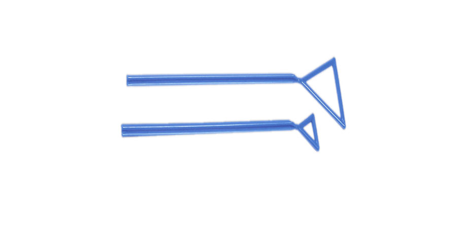 China Plastic triangle shape sterile cell spreader Laboratory use ...