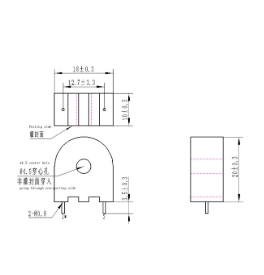 China High Precision Current Sensing Transformers with P/N CT1248-RC with Turns Ratio 1500 on ...