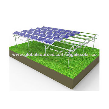 China Ground Solar Farm Pv Panel Ground Mounting Structure Frame ...