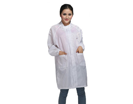 Carbon fiber antistatic fabric lab coat, Carbon fiber lab coat lab coat ...