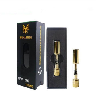 China Wholesale Muha Meds Vape Cartridge 0.8ml Vaporizer Gold Tank ...