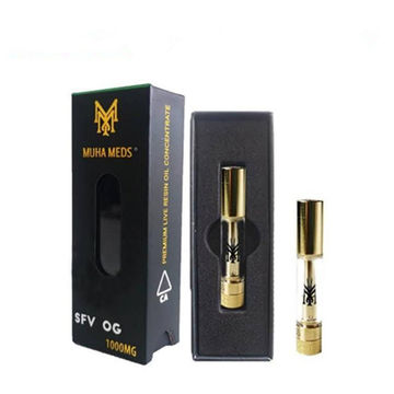 China Wholesale Muha Meds Vape Cartridge 0.8ml Vaporizer Gold Tank ...