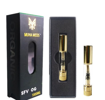 China Wholesale Muha Meds Vape Cartridge 0.8ml Vaporizer Gold Tank ...