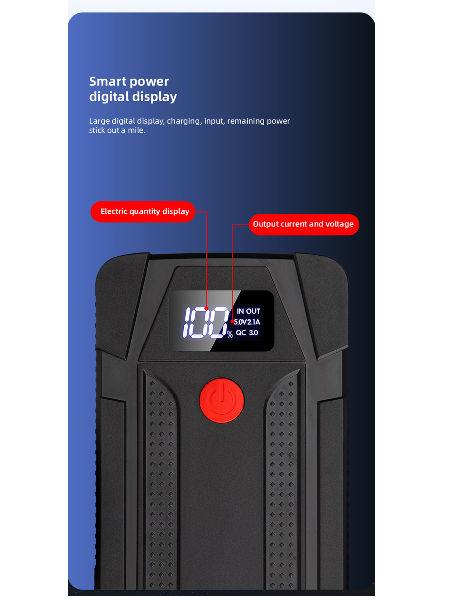 China Factory supply 12000mAh Portable Mini Car Jump Starter booster ...