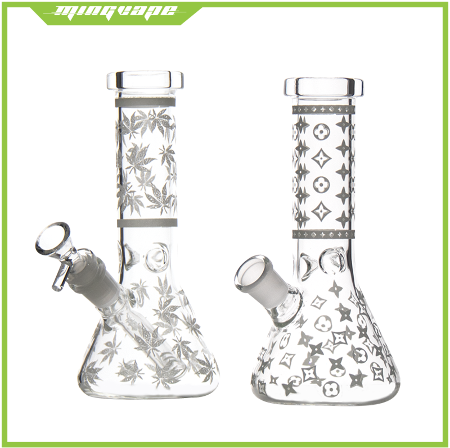 Glow In The Dark Glass Bong 8'' Weed Smoking Dab Rig, glass bong bong ...