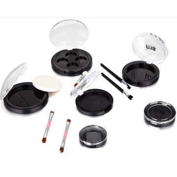 China Empty Plastic Quad Eye shadow Compact Case Cosmetic Packaging on ...