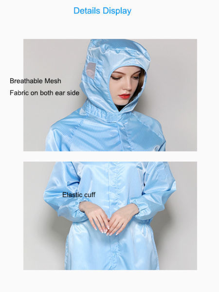 China OEM Service Professional Unisex Launderable Cleanroom Suit on ...