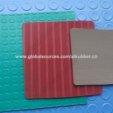 China Round Stud Rubber/Coin Pattern Anti Slip Rubber Floor Mat/sheet ...