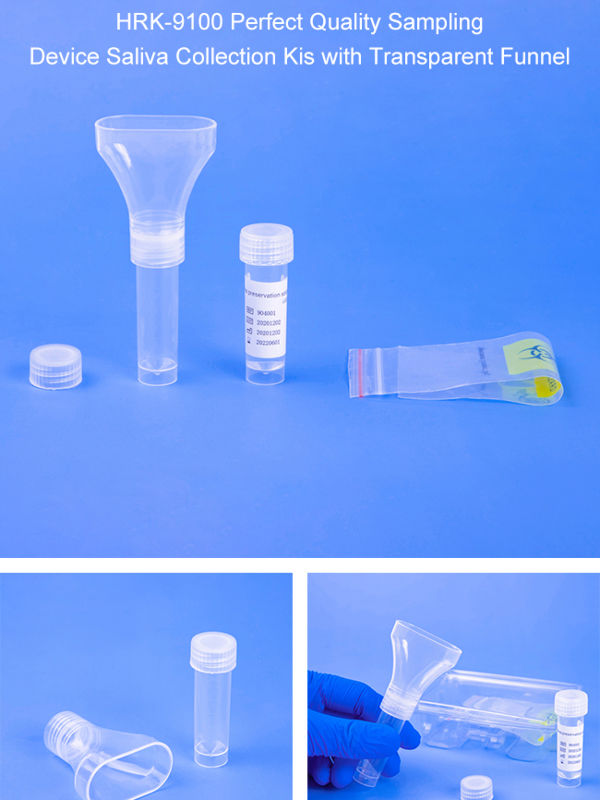 China Saliva collection disposable saliva collection kit with 2ml ...