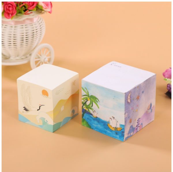 China Memo pallet sticky note pad cube custom printing page marker ...