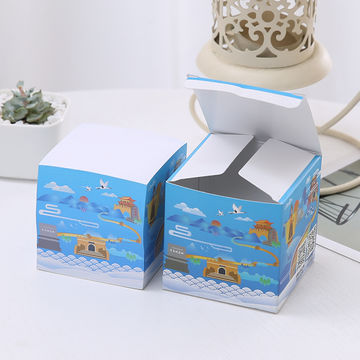 China Memo pallet sticky note pad cube custom printing page marker ...
