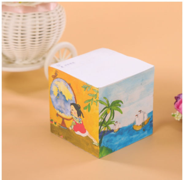 China Memo pallet sticky note pad cube custom printing page marker ...