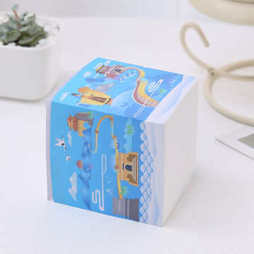 China Memo pallet sticky note pad cube custom printing page marker ...