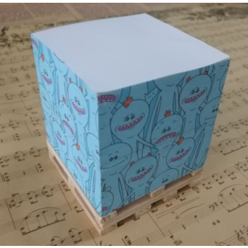 China Memo pallet sticky note pad cube custom printing page marker ...