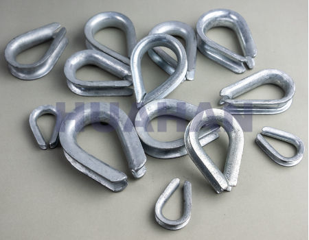 China Standard type wire rope thimble, zinc-plated on Global Sources ...