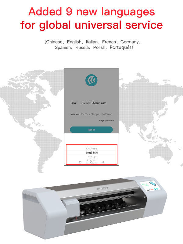 Laptop case Skin Cut plotter Film Cutting Machine for Screen Protector ...