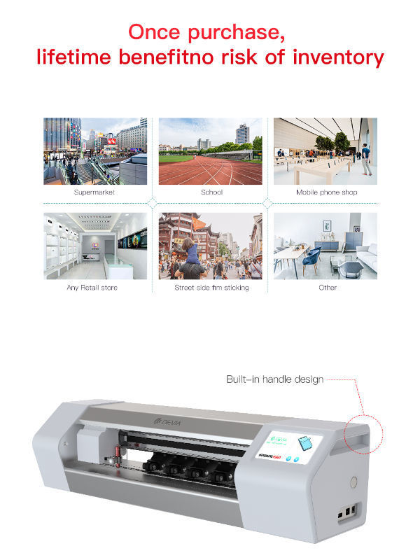 Laptop case Skin Cut plotter Film Cutting Machine for Screen Protector ...