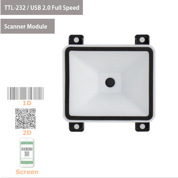 China USB Fixed Mount Barcode Scanner 1D/QR Payment For Scanner Engine ...