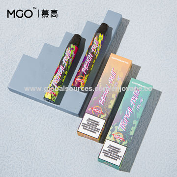 China MGO Rechargeable Disposable E-cig Vape Bar Up to 1800Puffs Mesh ...