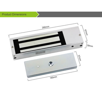 China 500kg Holding Force DC12V 1000Lbs Maglock Door Entry System For ...