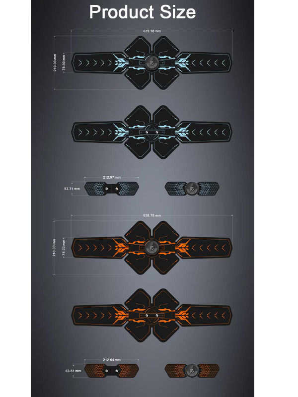 China Body Shaping Toning EMS Portable EMS Abdominal Muscle Toner Ab ...