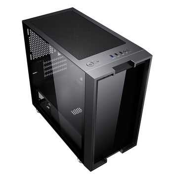 China SAMA pc case model front with tempered glass computer case ...