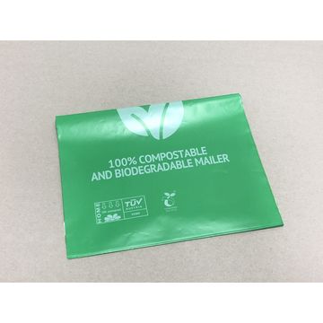 China Biodegradable courier mail bag certified with EN13432,ASTM D6400 and OK compost home on ...