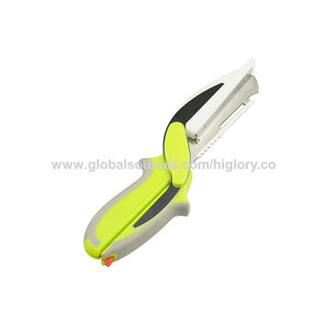 China 2 in 1 Clever Kitchen Scissors Clever Food Chop Cutter with ...
