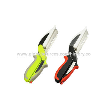 China 2 in 1 Clever Kitchen Scissors Clever Food Chop Cutter with ...