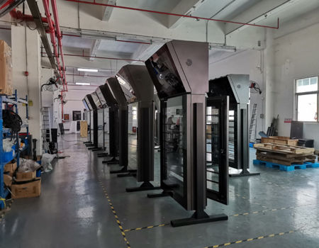 China Waterproof 55 inch motion sensor advertising lcd screen with ...