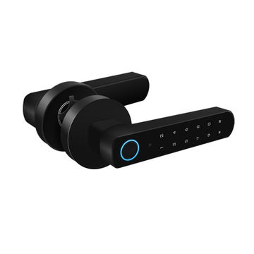 China Wireless keypad door lock fingerprint and password smart door ...