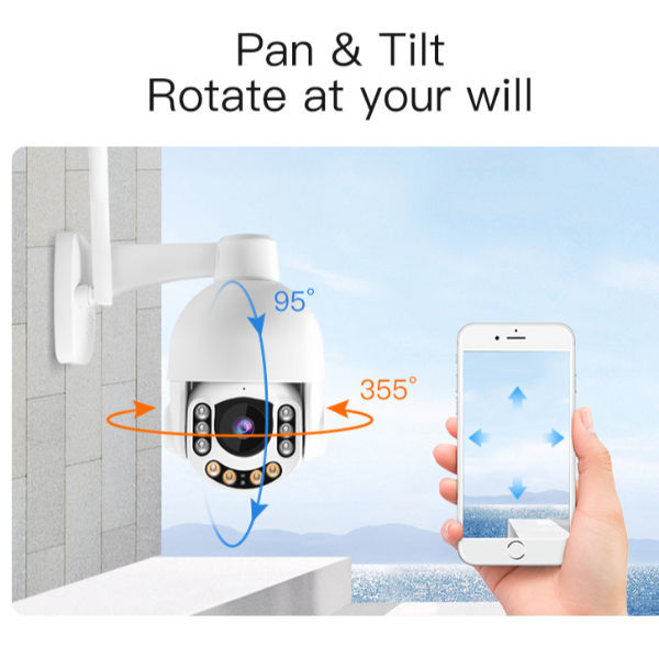 China PTZ outdoor security camera AI human detection auto tracking cctv ...