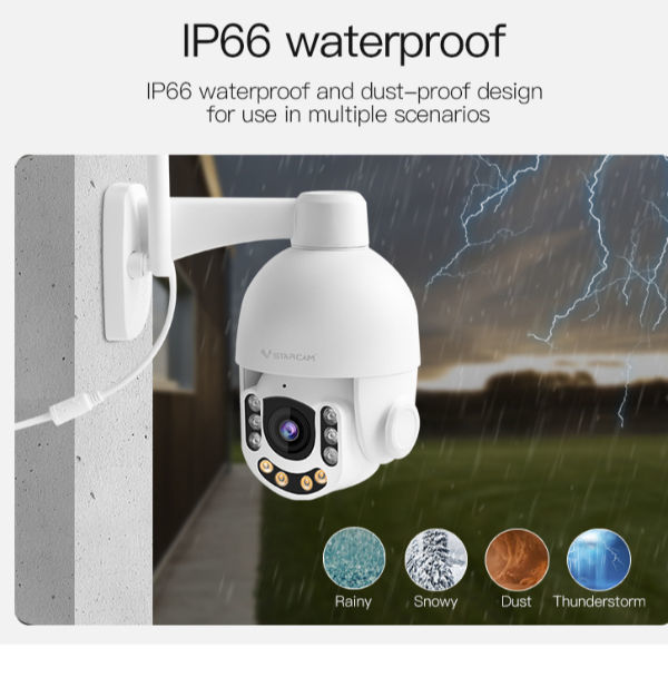 China PTZ outdoor security camera AI human detection auto tracking cctv ...