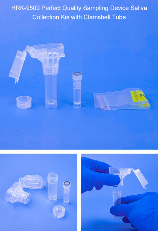 China Disposable saliva collection kit with 10ml funnel sample ...
