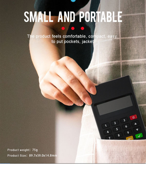 China Handheld mini pos terminal machine with NFC reader All-in-one pos ...