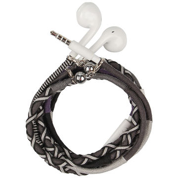 China URIZONS Hand Made Thread Wrapped Tangle-free Rope Earphone ...